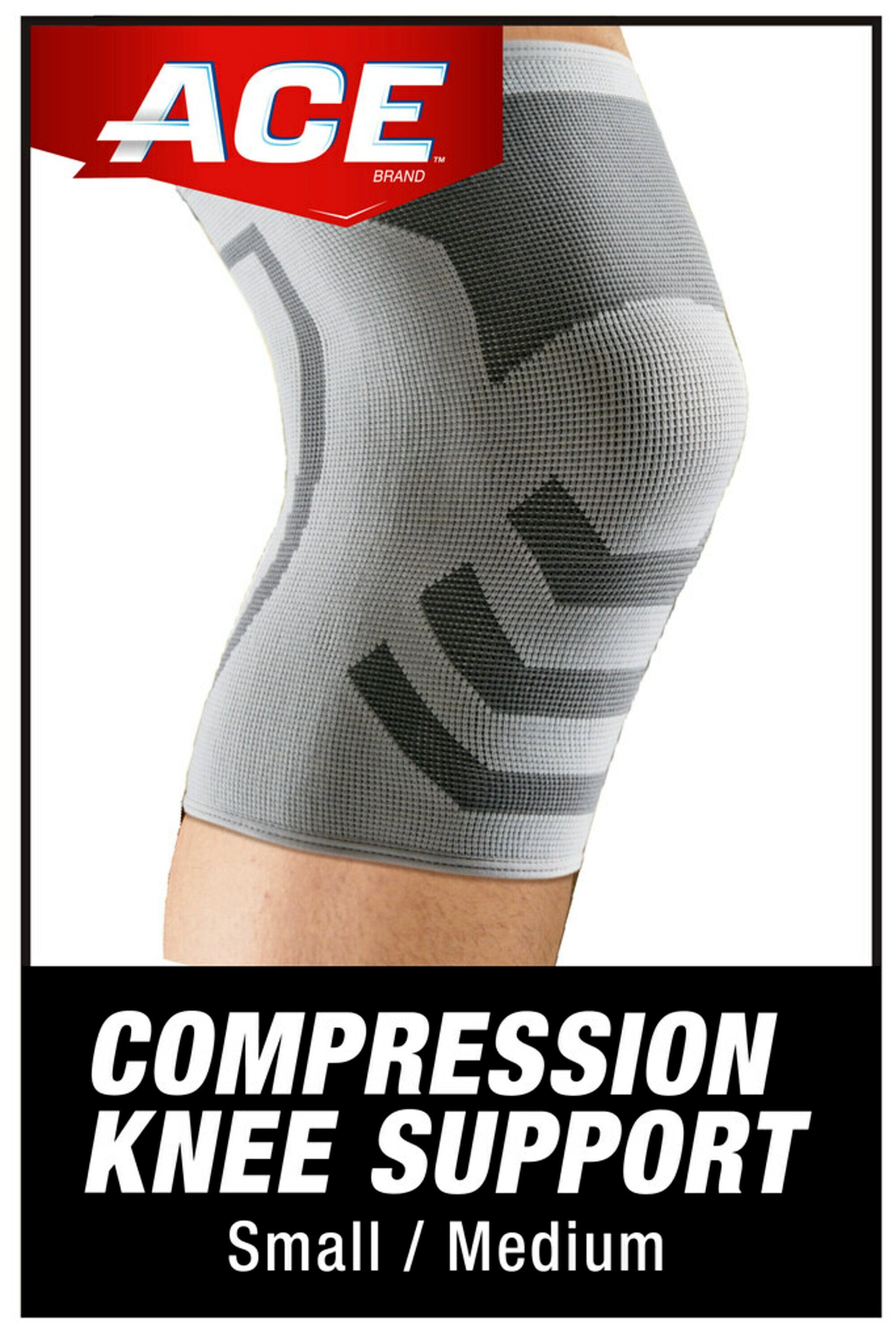 ACE Brand Compression Knee Support S/M, Comfortable Brace - Walmart.com ...