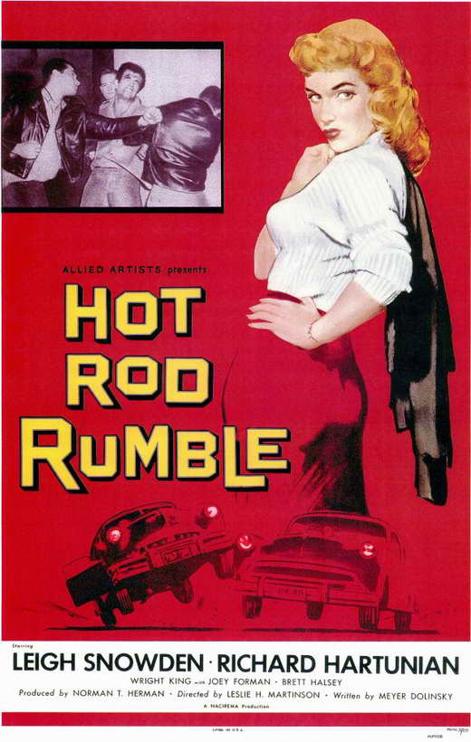 Hot Rod Rumble - movie POSTER (Style A) (11" x 17") (1957) - Walmart.com