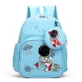 2026 New Cute Blue Space Themed Backpack with Detachable Astronaut Coin ...