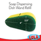 LOLA Soap Dispensing Dish Wand Refills, Super Absorbent Sponge Head ...