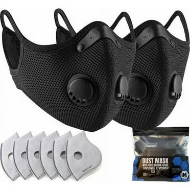Performance Sports Face Mask - Reusable, Vent Dust Air Protection with ...