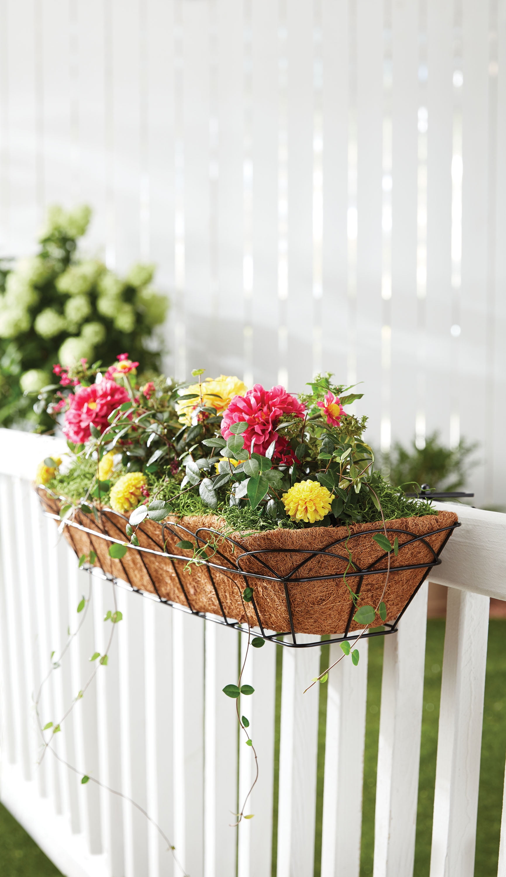 Mainstays Coco Windowbox with Liner 30 inch long x 8 inch wide x 5 inch ...