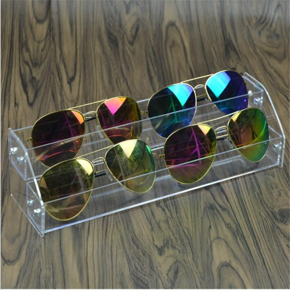 Lyumo Acrylic Sunglasses Organizer Multilayer Display Case Tabletop Eyeglass Storage Box