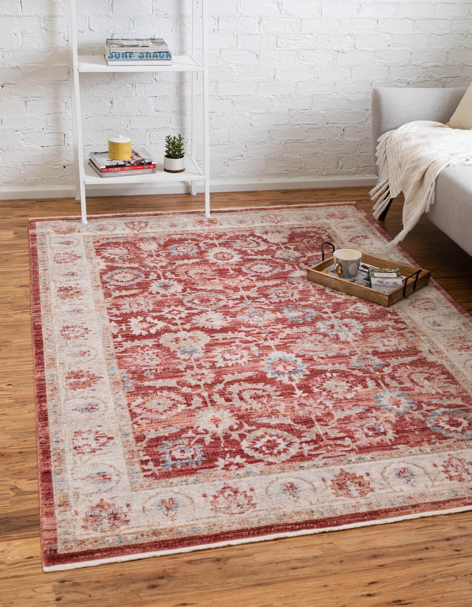 Rugs.com Noble Collection Rug – 10' x 13' 5 Red Medium Rug Perfect For ...