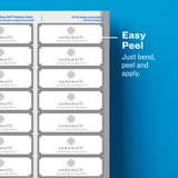 Avery Address Labels with Silver Border for Inkjet Printers, 1" x 2-5/8 ...