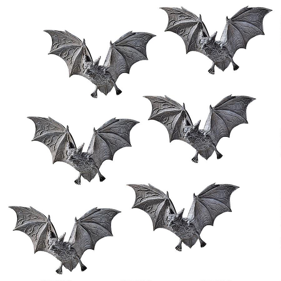 Design Toscano The Vampire Bats of Castle Barbarosa Wall Sculptures ...