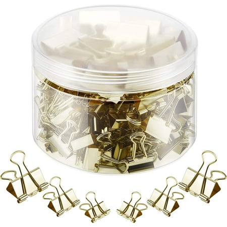 150 Pieces Binder Clips Paper Clamp Clips Assorted Sizes (Black ...