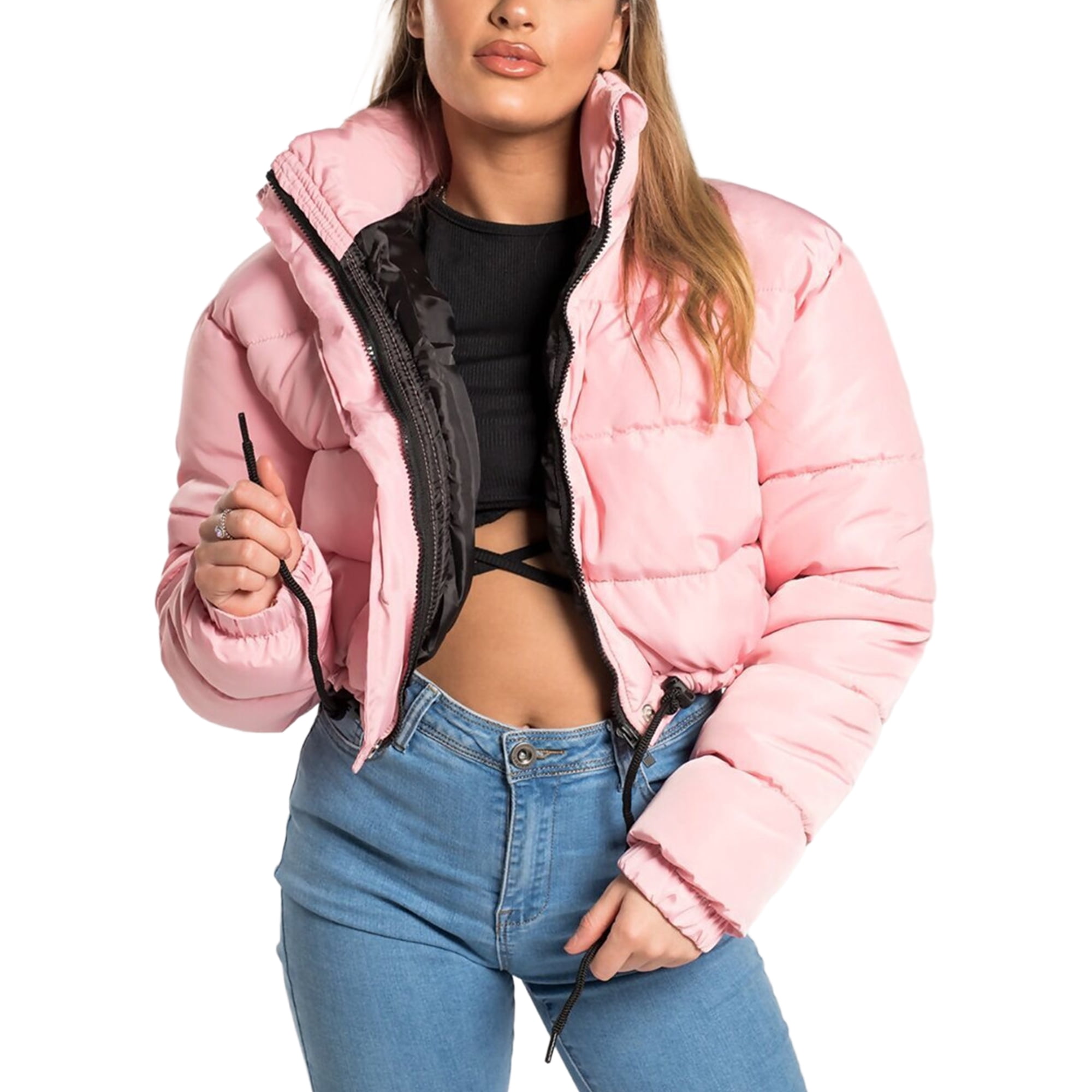 Click here for Sexy Dance Women Down Coats Stand Collar Crop Coat... prices