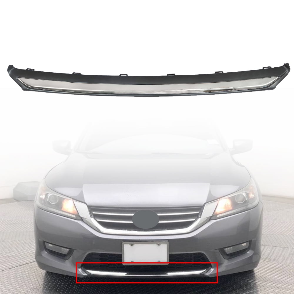 labwork Front Bumper Cover Lower Trim Molding Chrome Replacement for ...