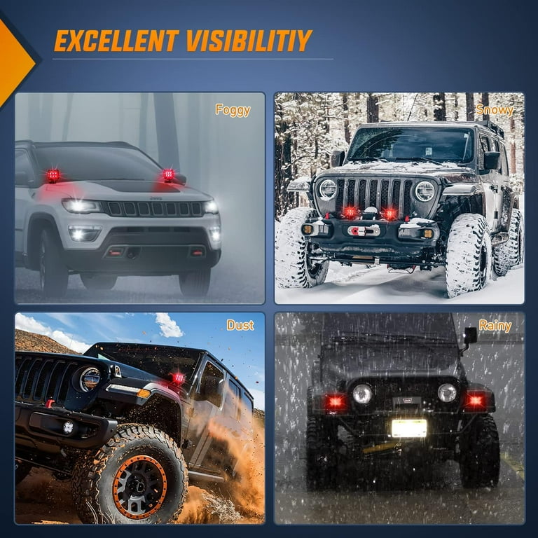Emergency Blue Lights For Jeep Wrangler | Shelly Lighting