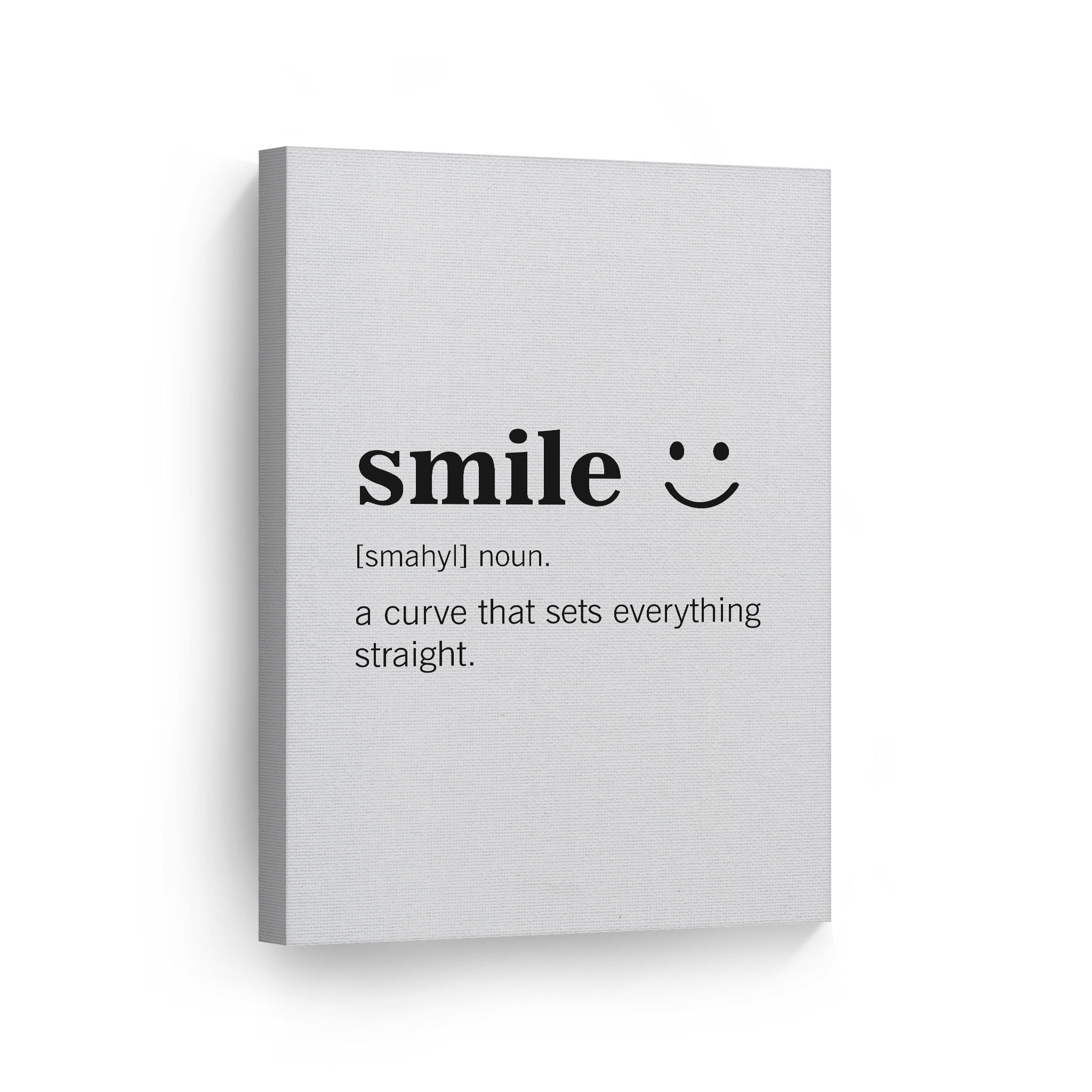Smile Art Design Noun Dictionary Definition of Smile Funny Quote Saying ...