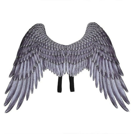 Fake Wings, Halloween Fabric Soft Cosplay Children Angel Wings Black ...