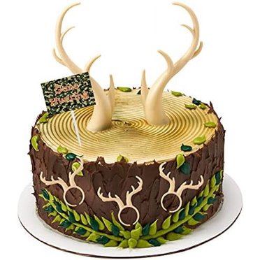 Deer Antlers Cake Topper Set - Walmart.com