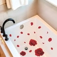 2pcs romantic simulated red rose wall decoration stickers - a must-have ...