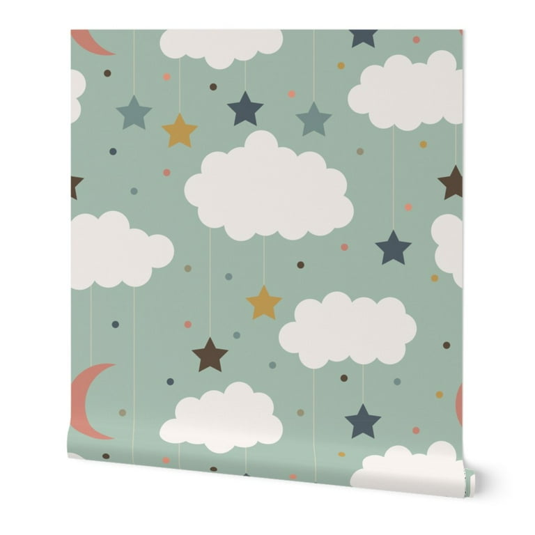 Baby Wallpaper Pattern Clouds