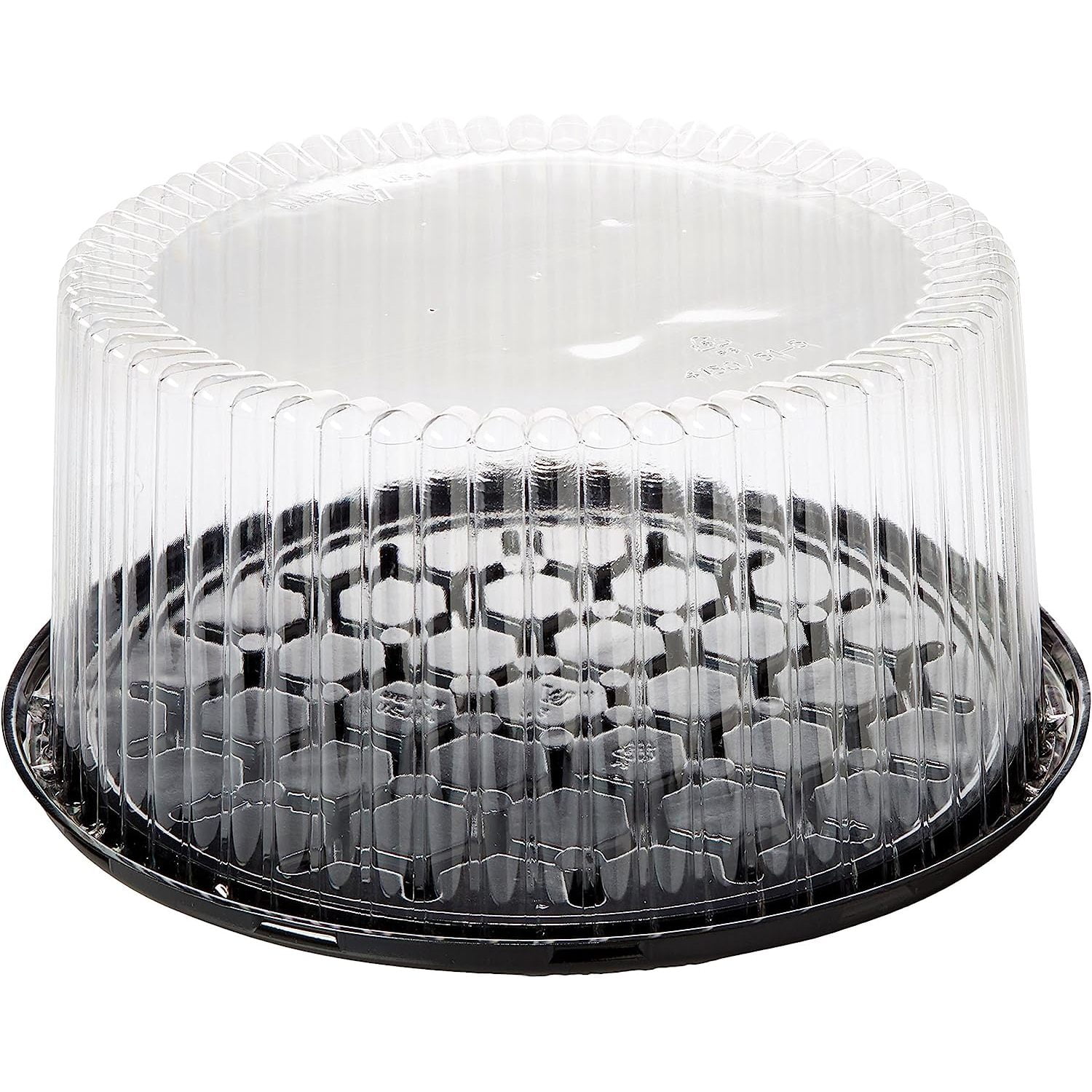 10-11inch Cake Double Layer Clear Cake Container Dome and Base Carry ...