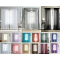 Collection Sheer Voile Solid Window Curtain Panel - Set of 2 - ALL ...