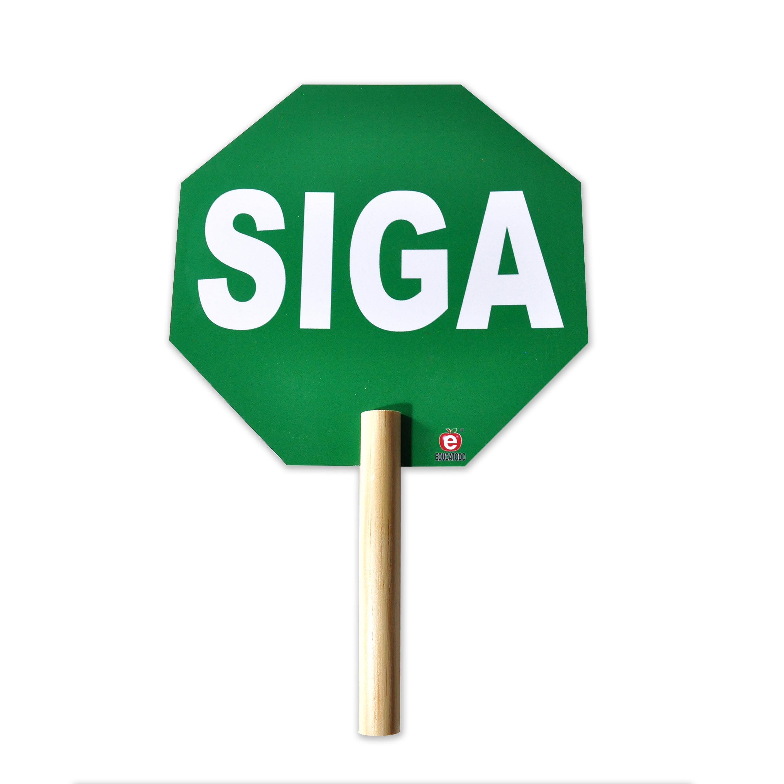 Paleta Señal Alto Siga 30 X 19.5 Cm Educatodo J-0202 | Bodega Aurrera ...