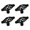 TUIBELYN 4pcs Alloy Door Knobs Nordic Bird Cage Design Pull Handle ...