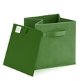 Ezoware Set Of 4 Foldable Fabric Basket Bin Collapsible Storage Cube