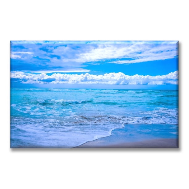 Cuadro Canva Listo Para Colgar Tipo Galería Mar Y Cielo 40X60 cm ...