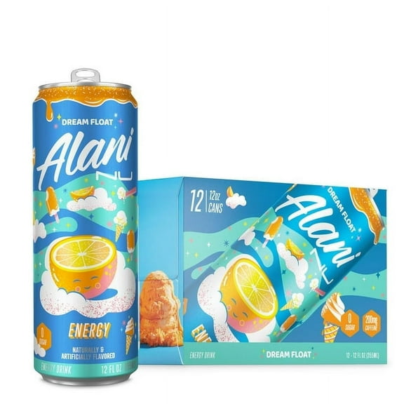 Alani Nu Sugar Free Energy Drink, Dream Float, 12 fl oz, Can - Walmart.com