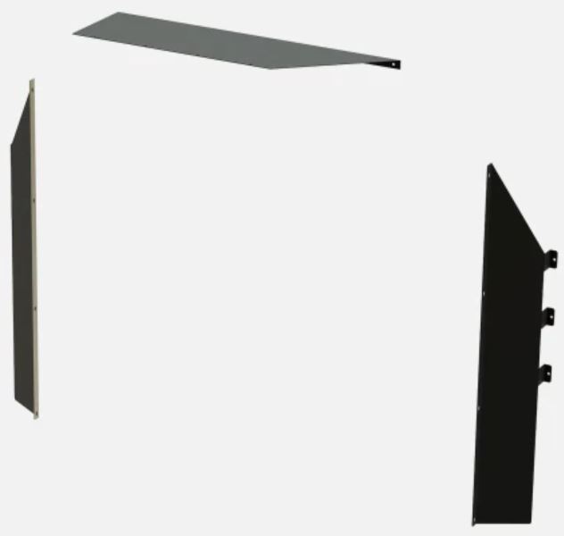 Masterack Bulkhead Divider Wing 02G731KP For Use With Masterack ...