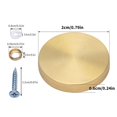 40Pack Glass Screws Stainless Steel Screw Covers Caps Decorative ...