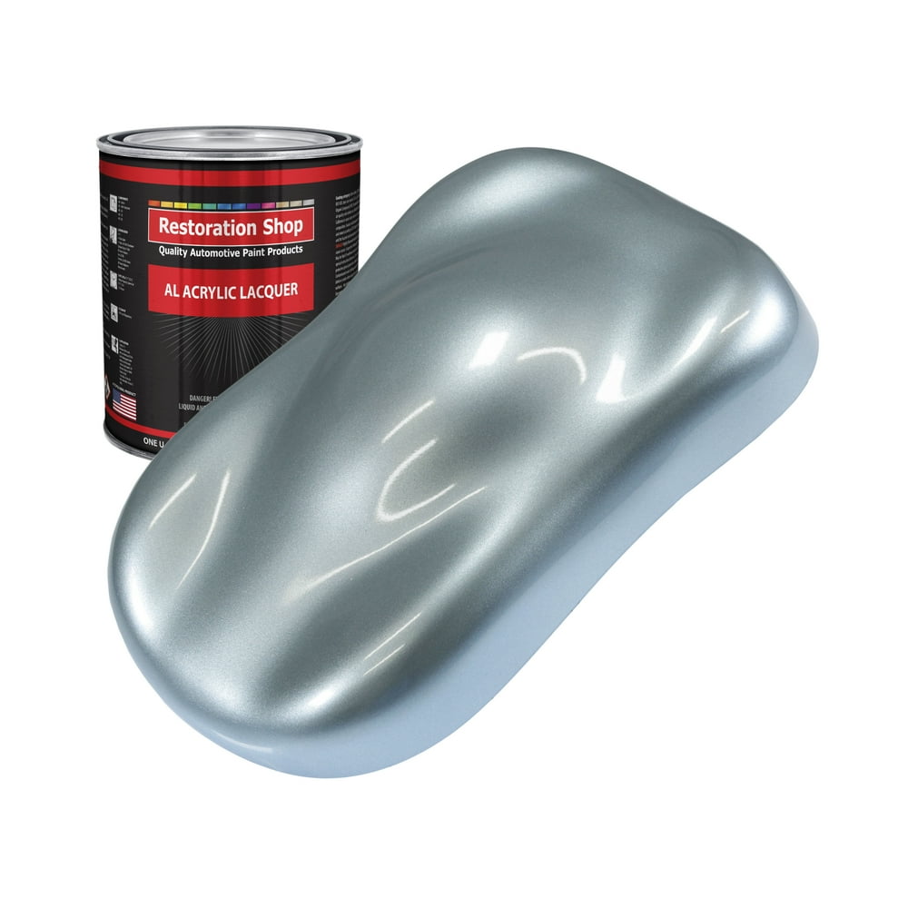 Restoration Shop - Ice Blue Metallic Acrylic Lacquer Auto Paint - Quart ...