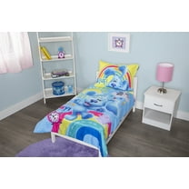 Bluey 4-Piece Toddler Bed Set, Boy or Girl Toddler, Blue - Walmart.com