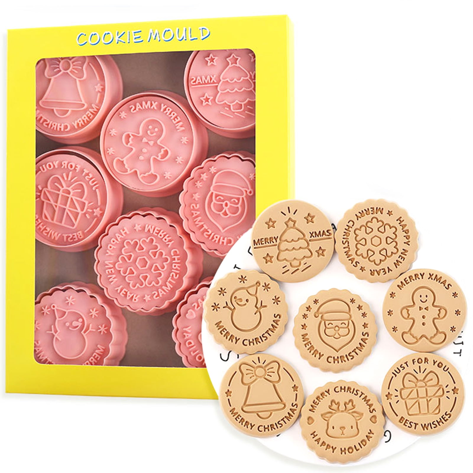 Asdomo Christmas Cookie Cutters And Stamps 8 Pieces Christmas Cookie asdomo-christmas-cookie-cutters-and-stamps-8-pieces-christmas-cookie
