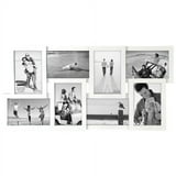 Black PUZZLE 8-Opening collage frame by Malden - Walmart.com