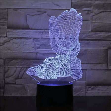 Night Lights Gifts, 3D Lamp Gifts with16 Colors Changing, Touch and ...