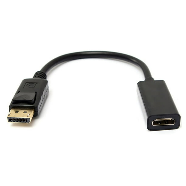 AYA 9" Displayport (DP) Male to HDMI Female Video Audio Cable Adapter ...