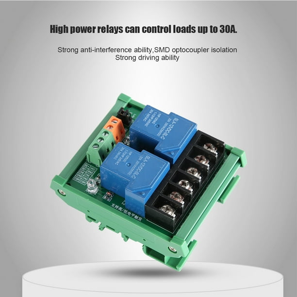 Relay Board,2-Channel 30A 12V Relay V Relay Module Relay Module ...