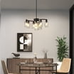 Three Lights Modern Woven Rattan Pendant Light for Dining - Unique ...