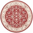 SAFAVIEH Chelsea Raeburn Traditional Wool Area Rug, Burgundy/Ivory, 6 ...