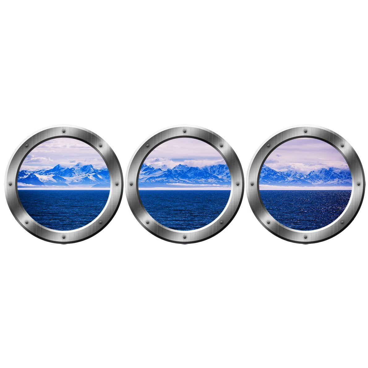 VWAQ Wall Portholes - Cruise Ship Window Decals, Ocean View Decor ...
