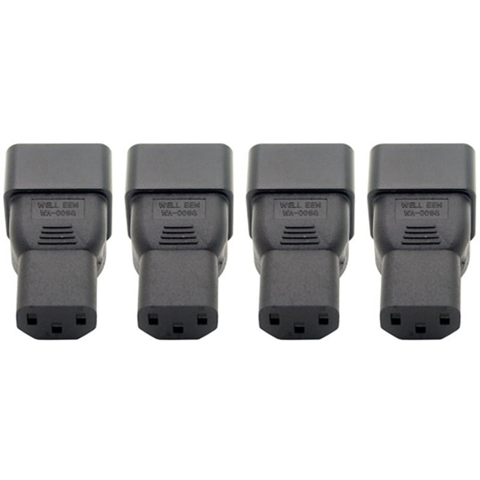Adaptador de CA IEC 320 C13 a C20 de color beige, 4 unidades ...
