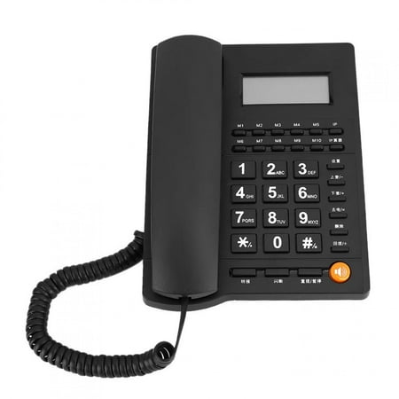 ANGGREK Landline,Home Desk Phone,Business Office Home Use Landline ...