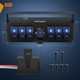 Nilight 6 Gang Rocker Switch Box 12V SPST ON Off Switch QC 3.0 USB ...