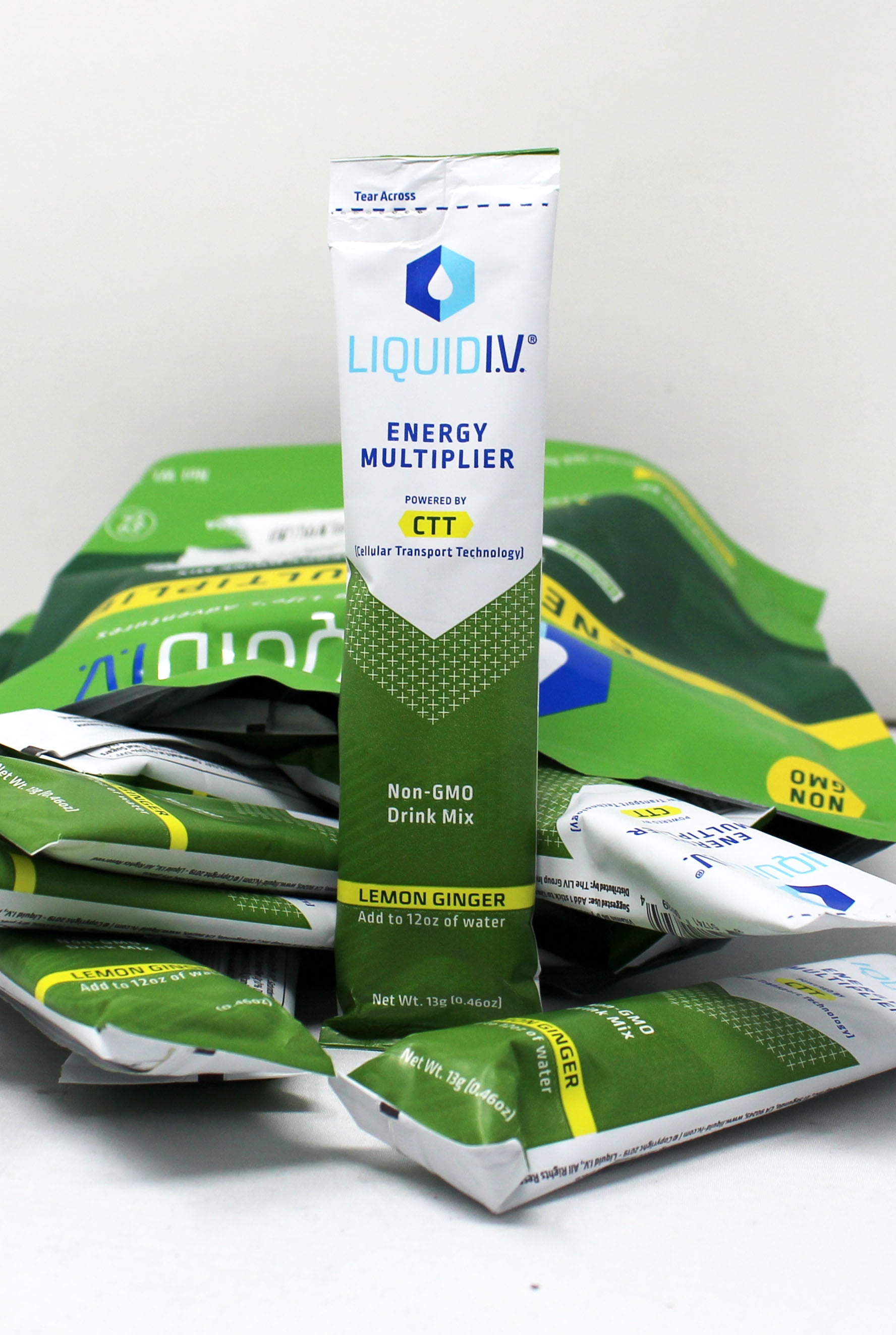 Liquid I.V. Energy Multiplier Drink Mix Lemon Ginger 24 Packets ...