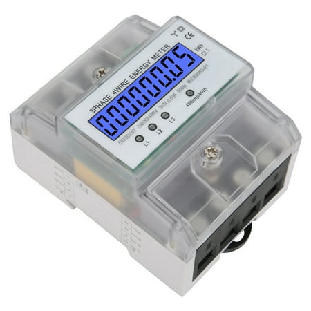Energy Meter Power Meter 3 Phase 4 Wire Energy Meter Digital Display Energy Meter 380v Power ...