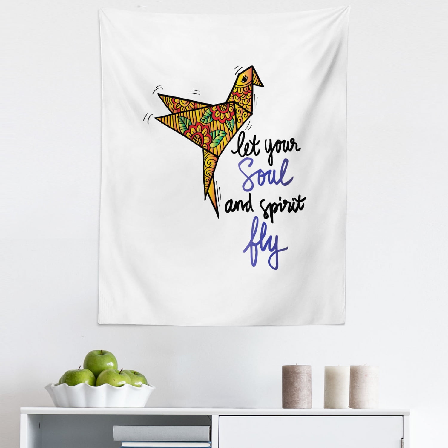 Saying Tapestry, Let Your Soul and Fly Calligraphy with Zentangle ...