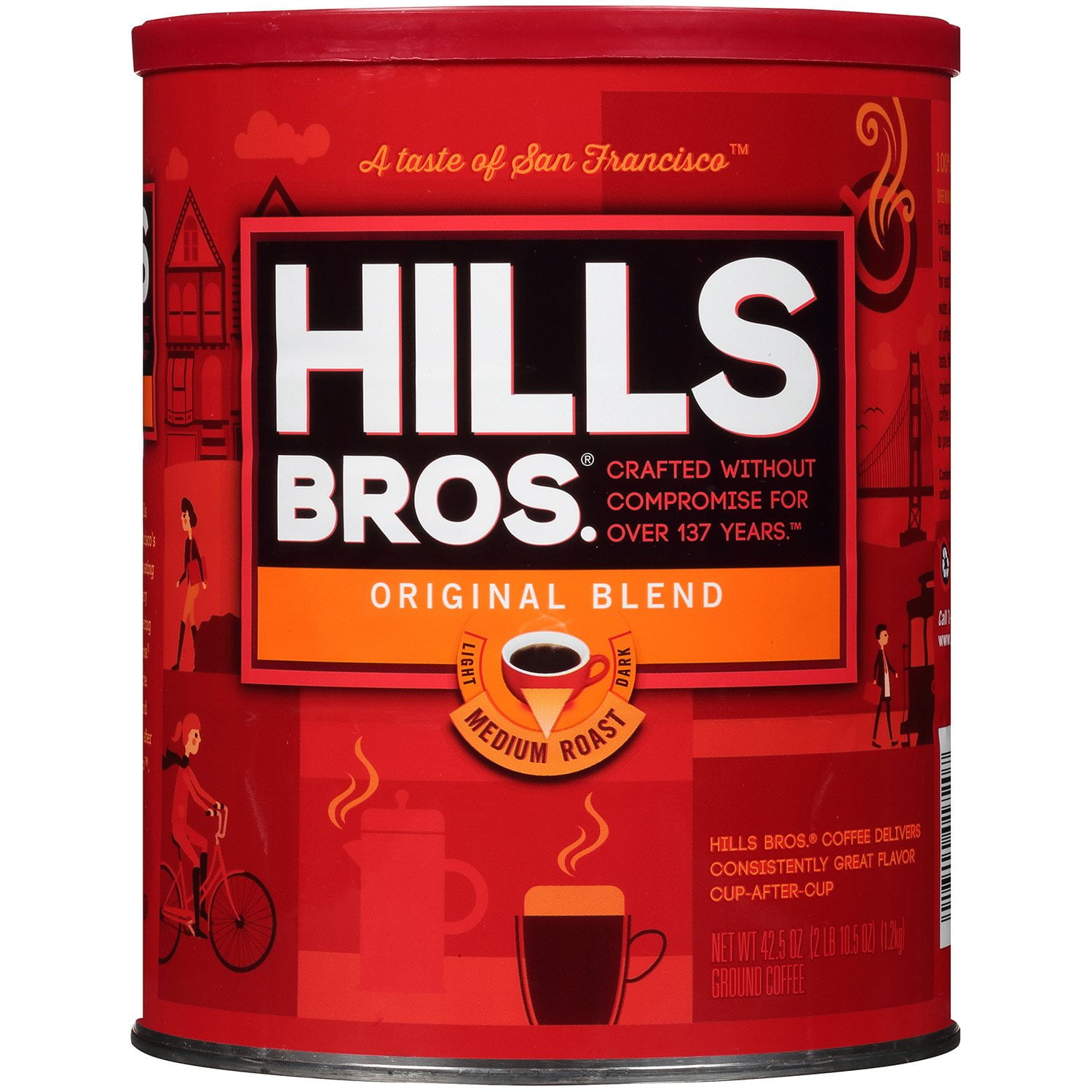 Hills Bros. Original Blend Ground Coffee 42.5 oz. - Samsclub.com