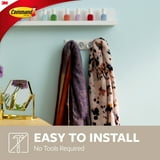 Command Crystal Knob Rack, Quartz, 1 Rack, 4 Strips/Pack - Walmart.com