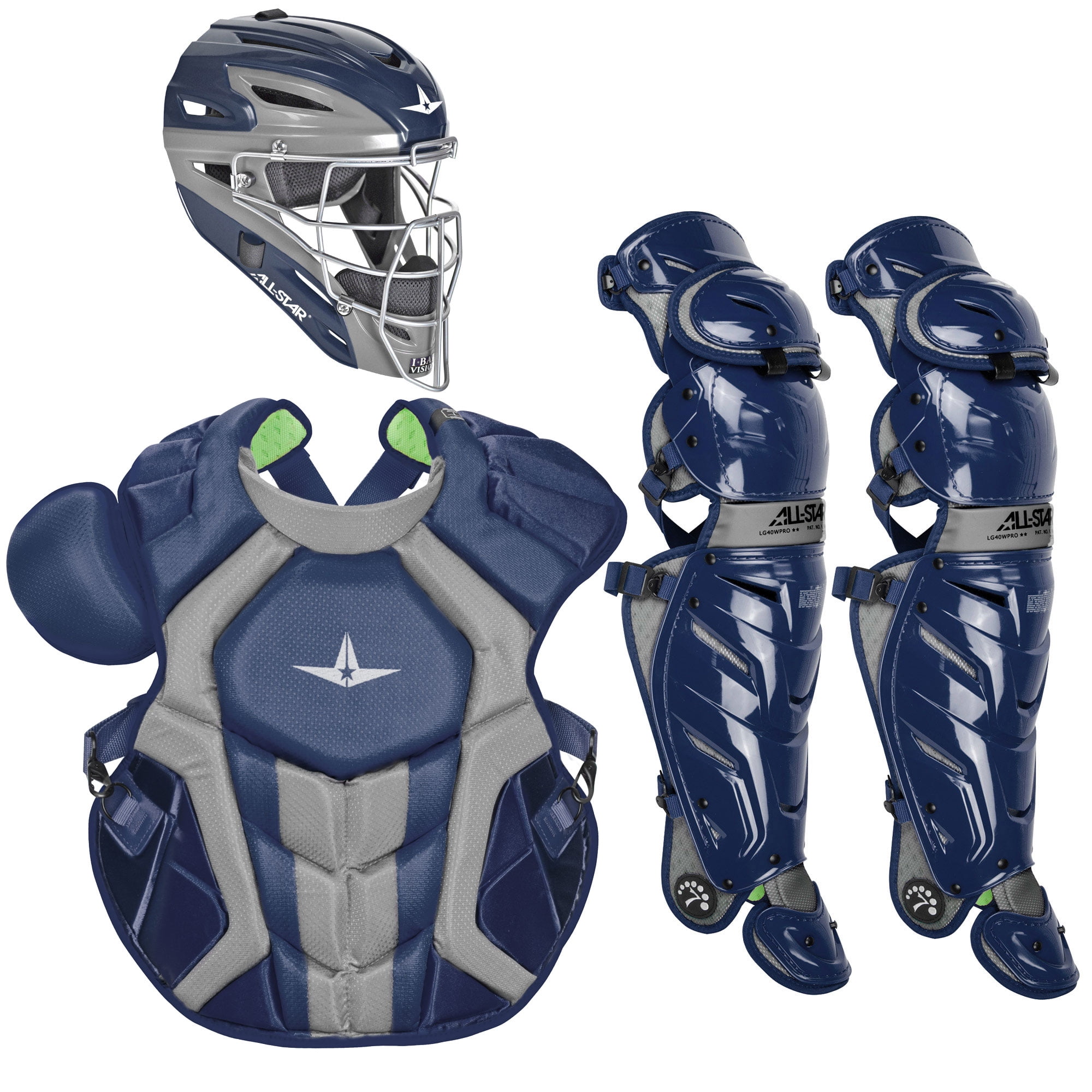 All-Star Sports Axis Pro System 7 Age 16 and Up Protective Catcher Set ...