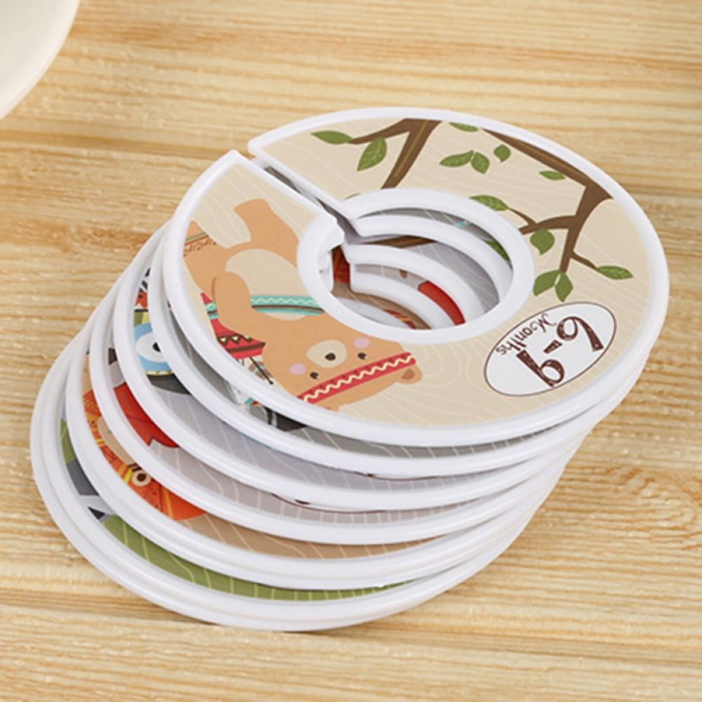 Buy Jolly Baby Closet Dividers – Set of 6 Baby Closet Size Dividers ...
