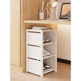 1pc Multi-Tier Single-Row Dustproof Shoe Rack, Adjustable Shoe Cabinet ...
