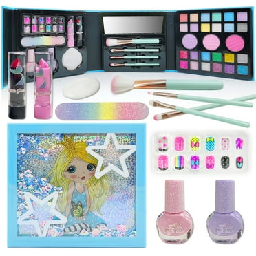 29 Pcs Kids Makeup Kit, Safe & Non Toxic, Ideal Gift for Children ...